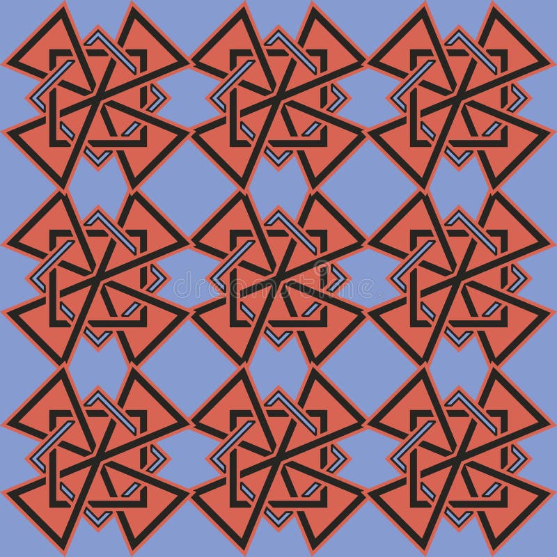 Beautiful Celtic Font with Patterns Stock Vector - Illustration of ...