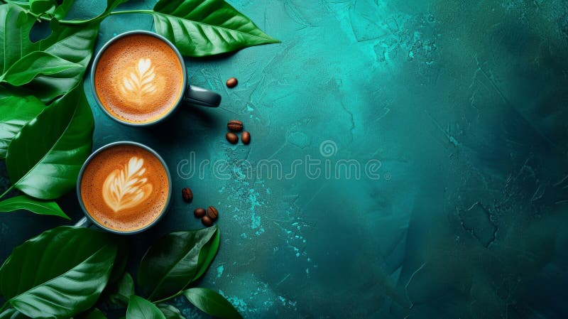 Beautiful Background for Coffee Advertising Stock Photo - Image of ...