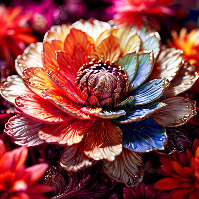 Beautiful Background, Color Image.Bright Three-dimensional, Volumetric ...