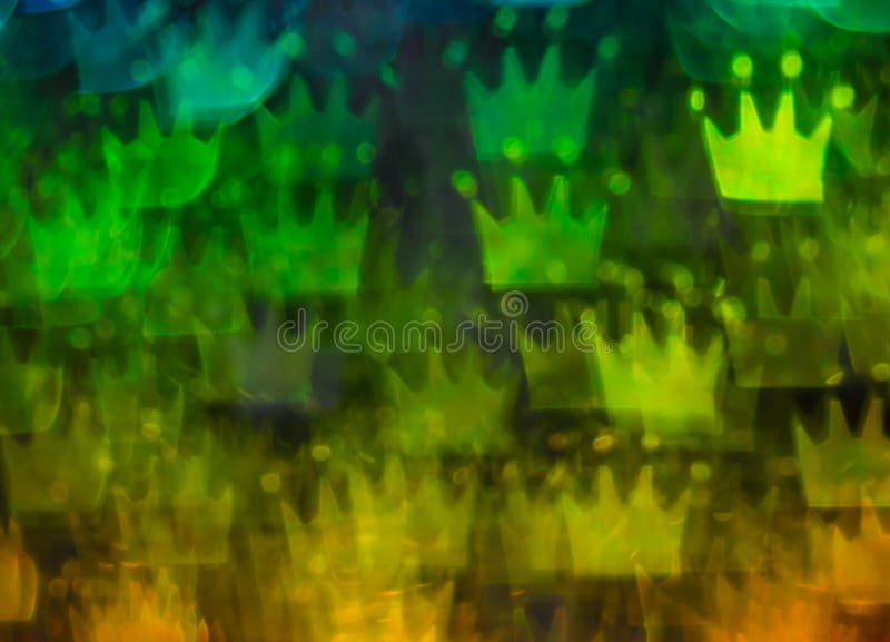 Beautiful Background with Different Colored Crown, Abstract Back Stock ...