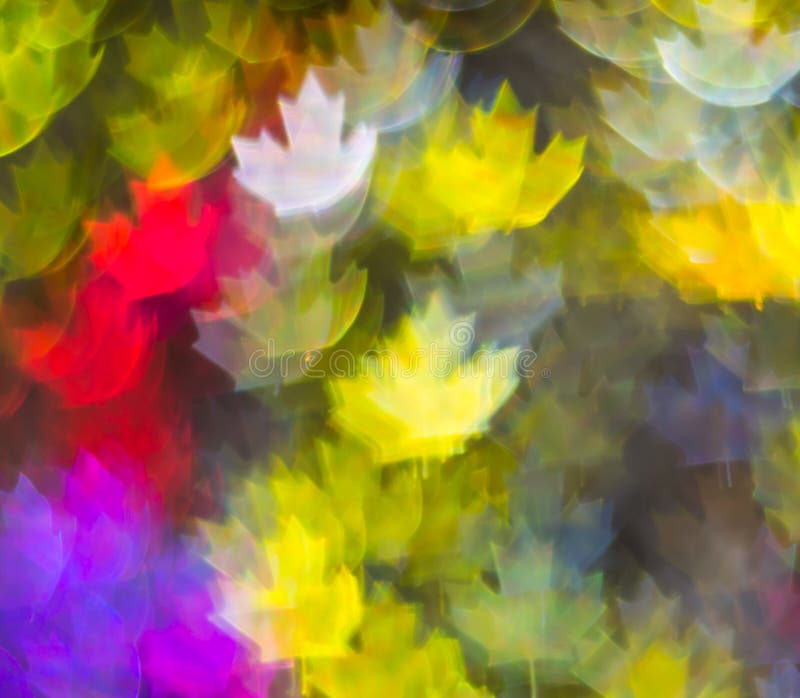 Beautiful Background with Different Colored Leaf, Abstract Background ...