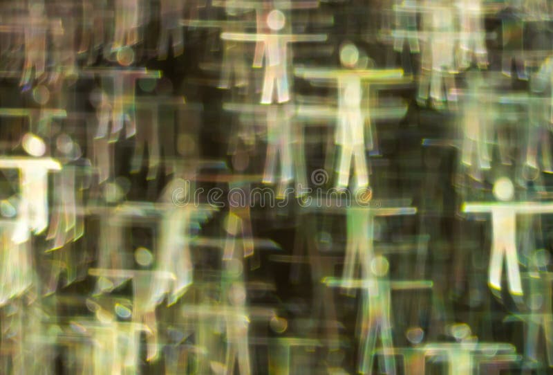 Beautiful Background with Different Colored Man, Abstract Background ...