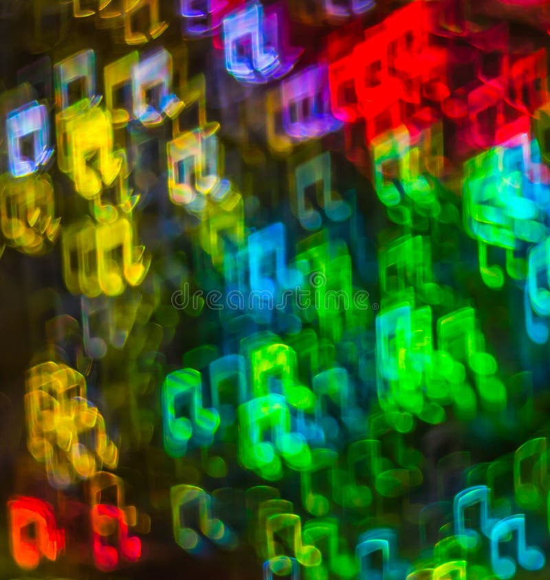 Beautiful Background with Different Colored Note, Abstract Background ...