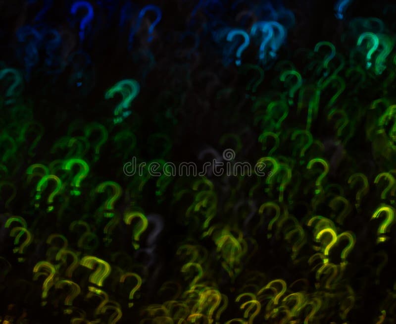 Beautiful Background with Different Colored Question Mark, Abstract ...
