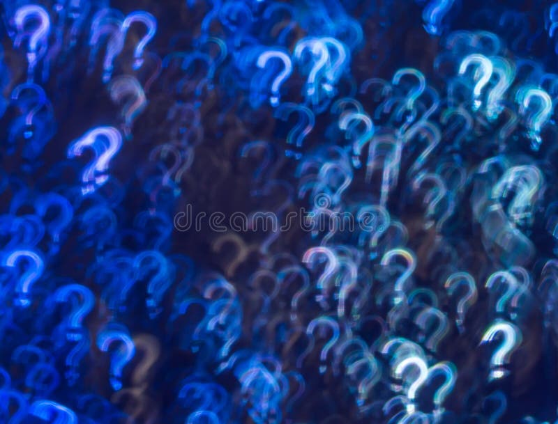 Beautiful Background with Different Colored Question Mark, Abstract ...