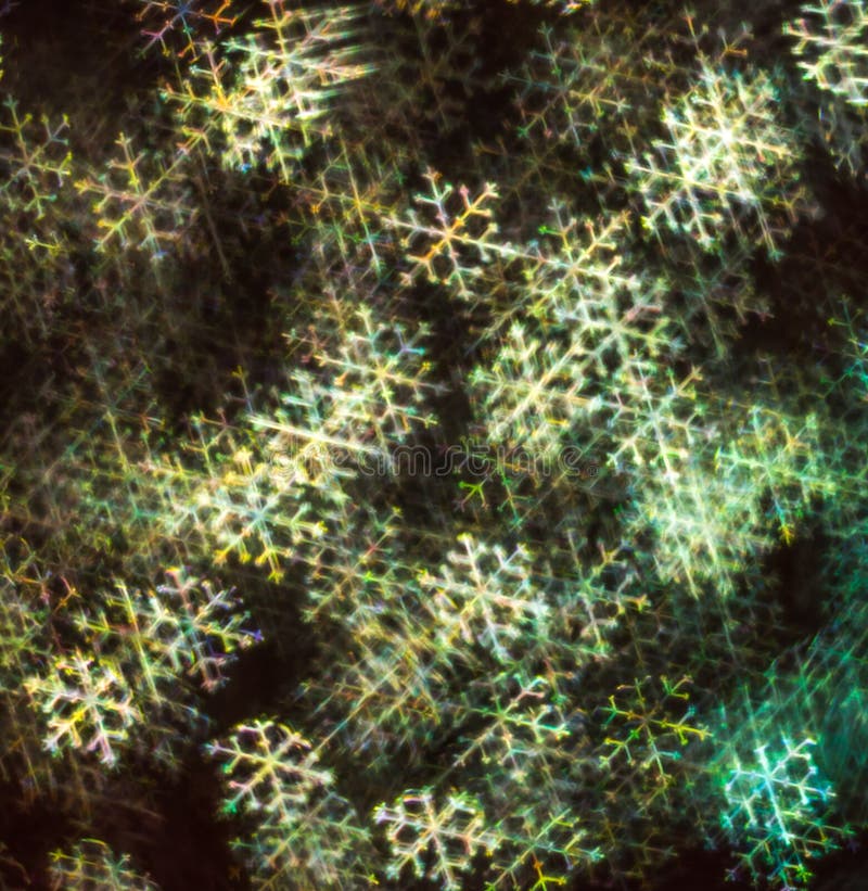 Beautiful Background with Different Colored Snowflake, Abstract Stock ...