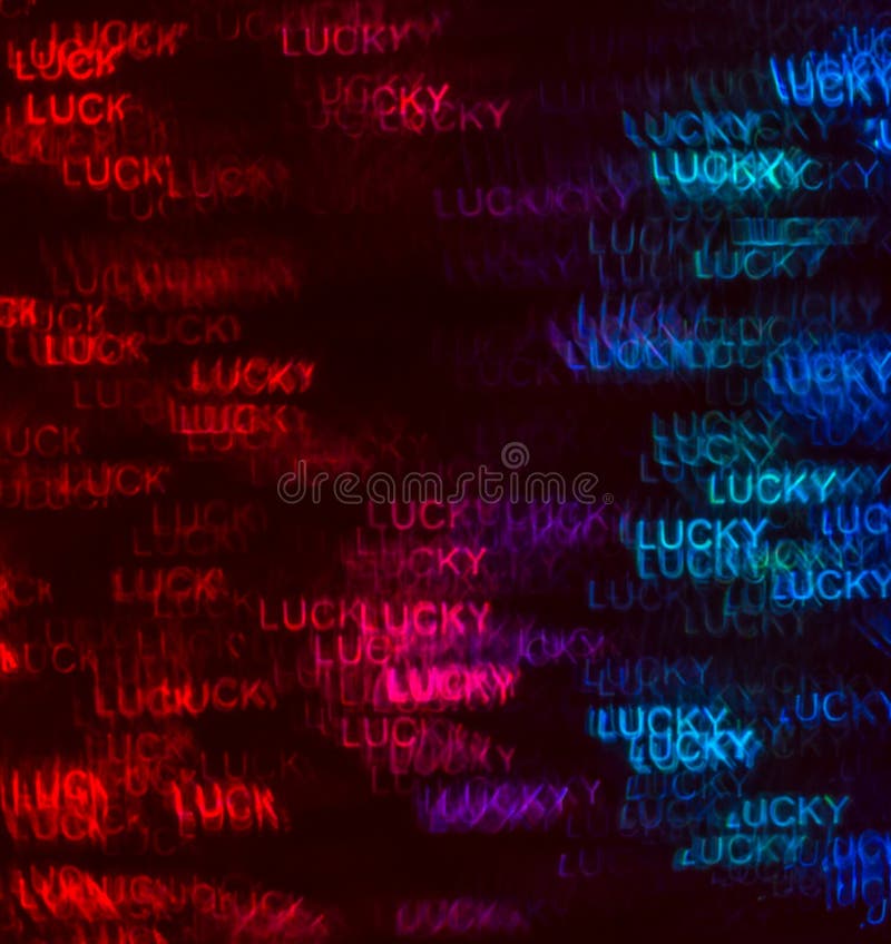 Beautiful Background with Different Colored Word Lucky , Abstract ...