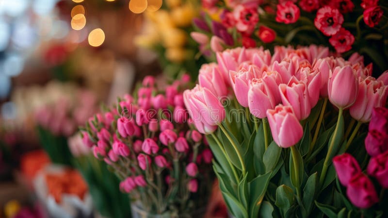 Beautiful Background for Flower Shop Advertising Stock Photo - Image of ...