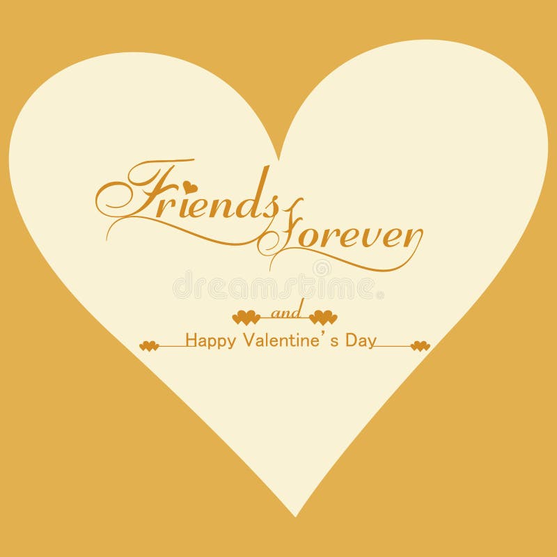 Beautiful Background for Friends Forever Card Stock Illustration ...