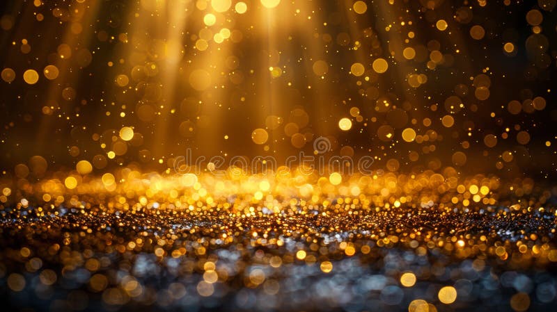 Beautiful Background of Gold Light Rays Stock Photo - Image of party ...