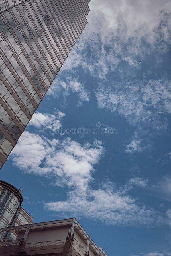 Beautiful Background Images of Clouds in the Sky and Buildings Stock ...