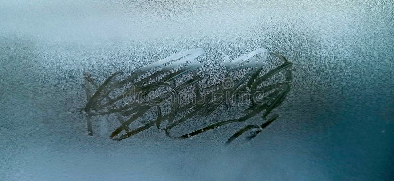 Scratch Background Texture of Frost Crystals on Glass Stock Photo ...