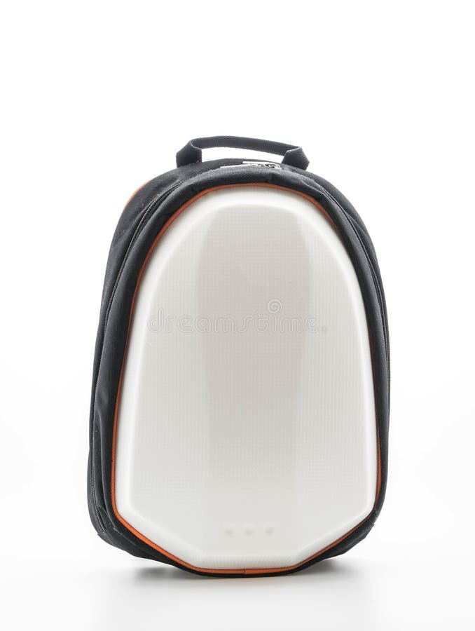 Beautiful Backpack on White Stock Photo - Image of accessories ...