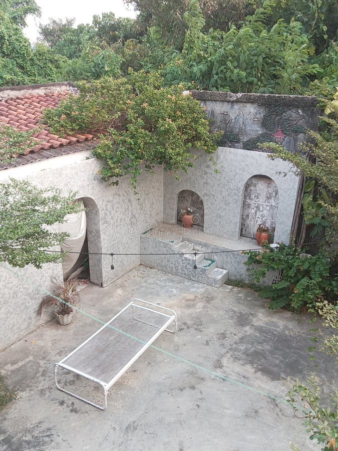 A Beautiful Backyard View from My Balcony and Rooftop Stock Image ...