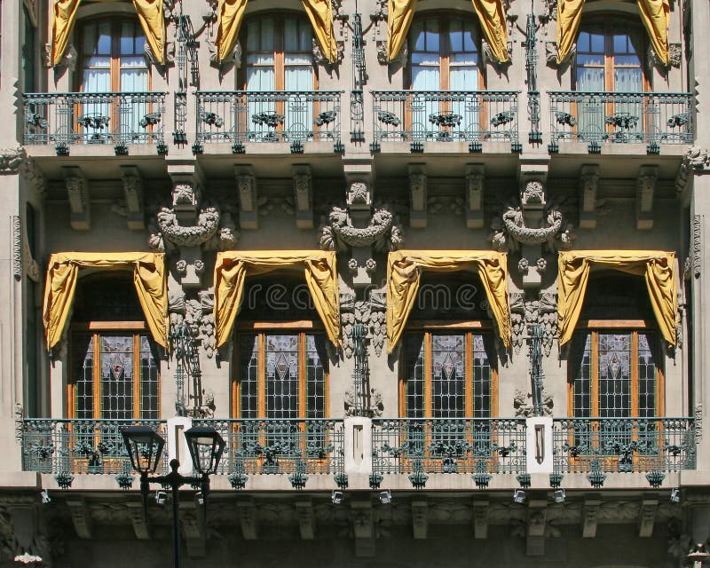 Beautiful balconies stock photo. Image of house, lattice - 9390422