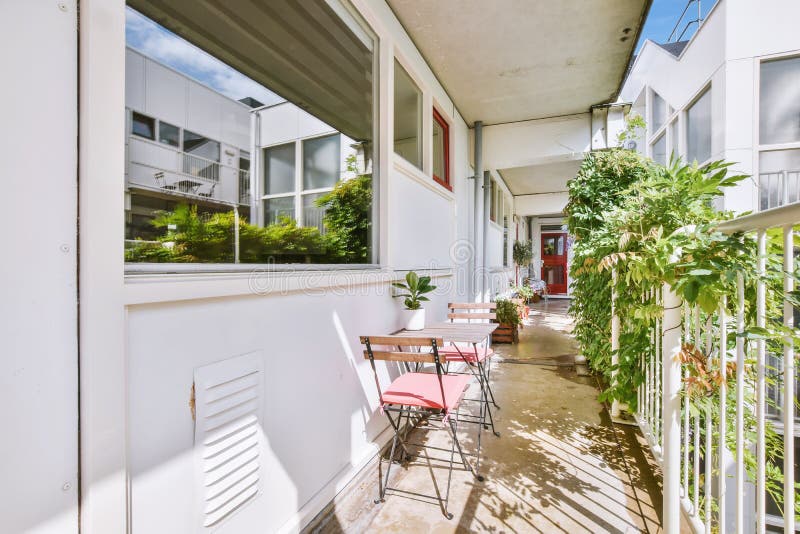 Beautiful balcony view stock image. Image of clean, architecture ...