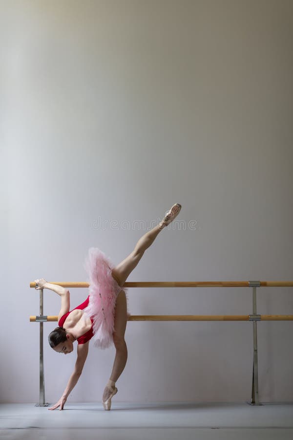 Beautiful Ballerina Training in the Class Stock Image - Image of grace ...