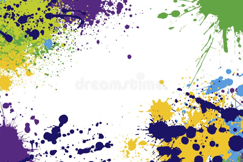 Beautiful Banner with Bright Colorful Splash Blots. Background for Text ...