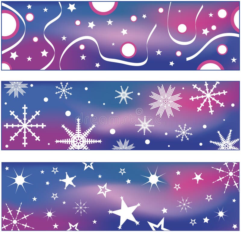 Beautiful Banner Collection Stock Vector - Illustration of abstract ...