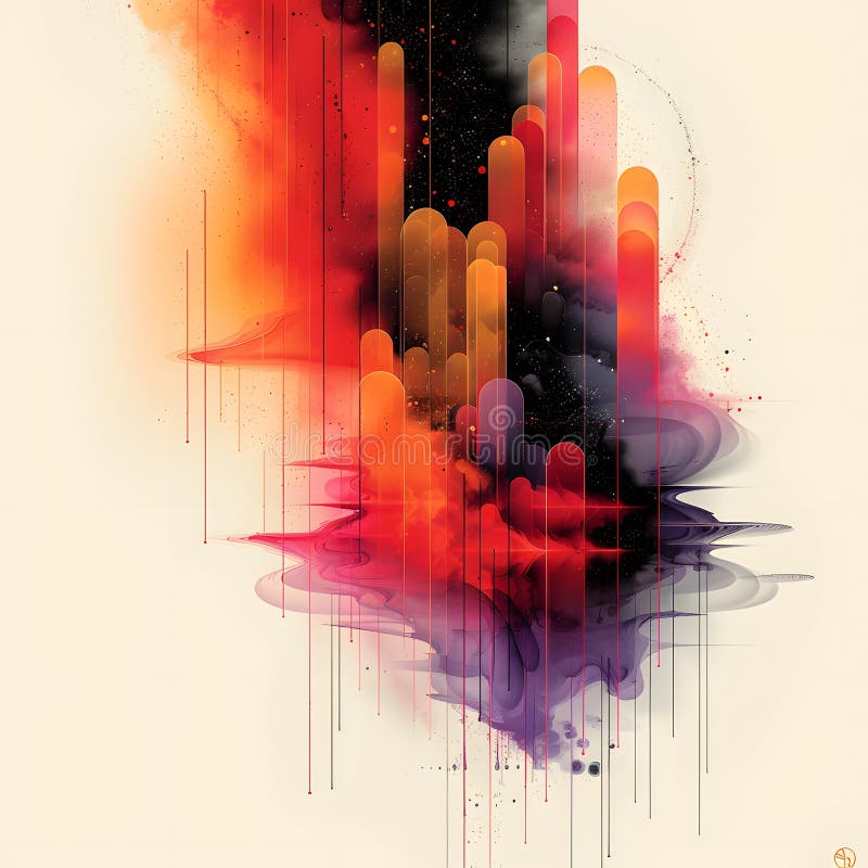 Artistic Interpretation of Bar Chart Data in Watercolor Style, Ai ...