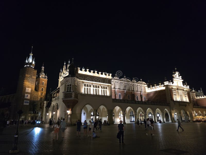 Beautiful Basilica in the Old Town of Krakow Editorial Image - Image of ...