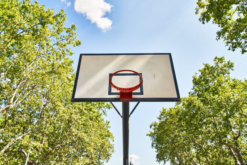 Beautiful Basketball Basket Image Stock Image - Image of court, ring ...