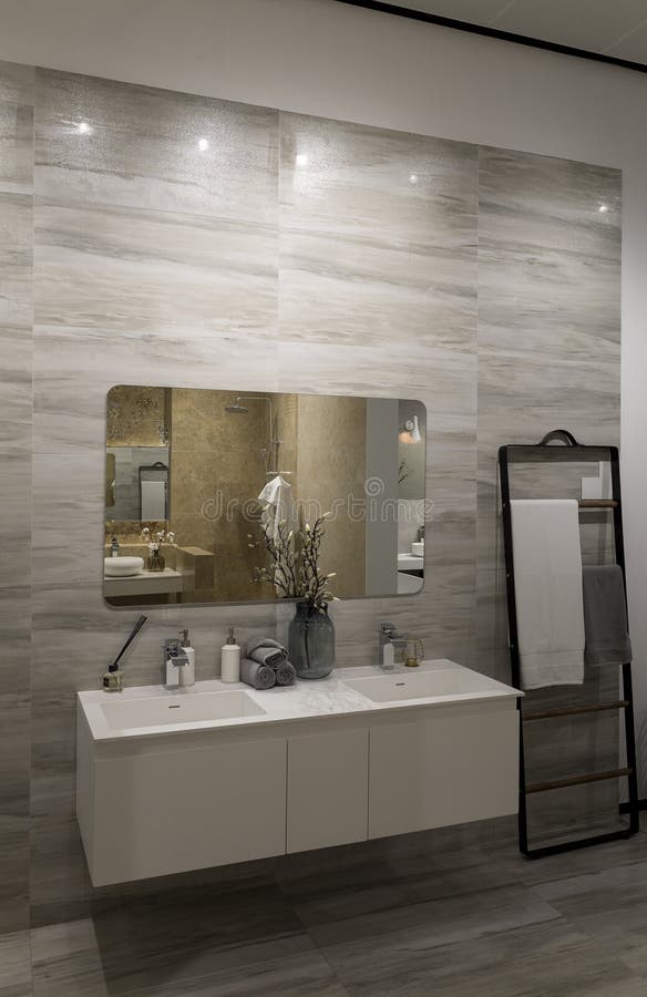 Beautiful bathroom stock image. Image of asia, expo - 116320595