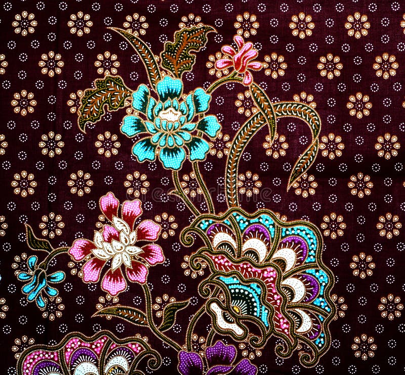 Beautiful batik patterns stock image. Image of design - 79426601