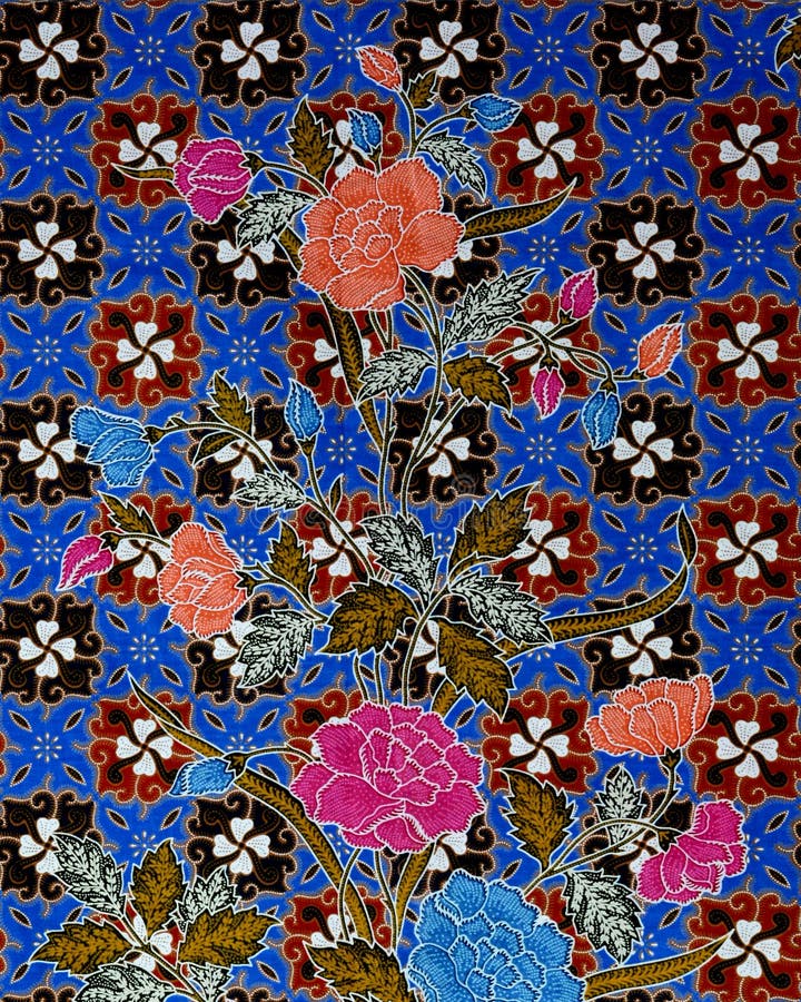 Beautiful batik patterns stock image. Image of cotton - 40378821