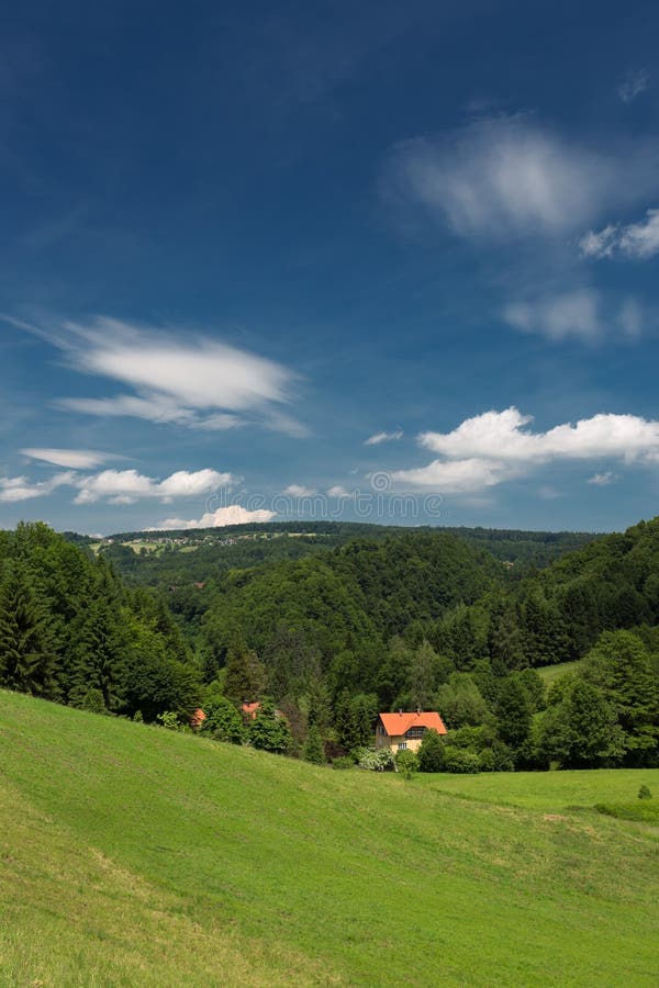 A Beautiful Bavarian Landscape. Stock Image - Image of beauty, natural ...
