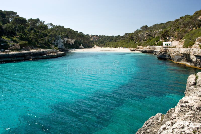 Beautiful bay stock photo. Image of water, paradise, sand - 12168130