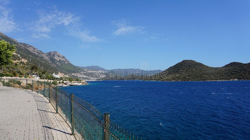 A Beautiful Bay between Kas Finike Road Stock Image - Image of tourism ...