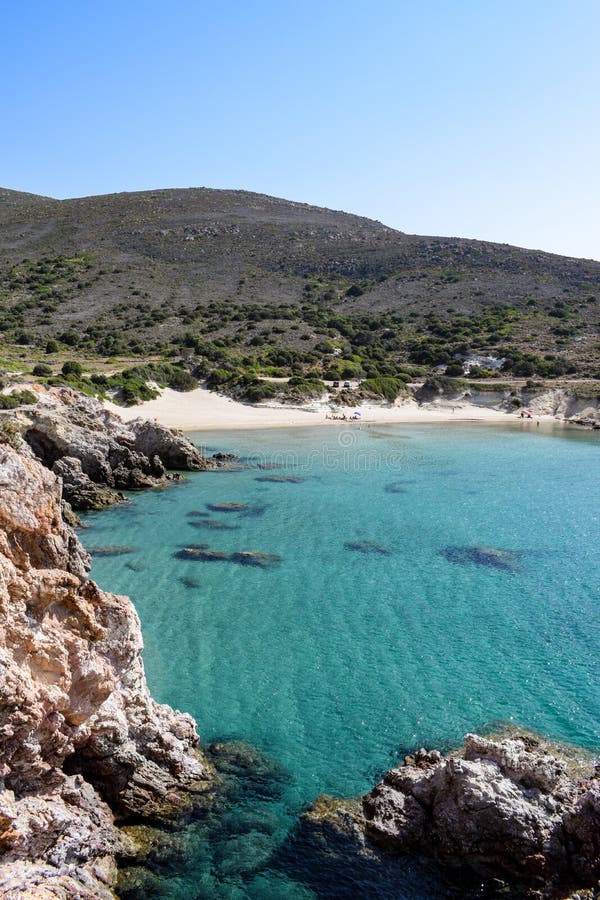 The island of Milos stock image. Image of cyclades, famous - 109698411