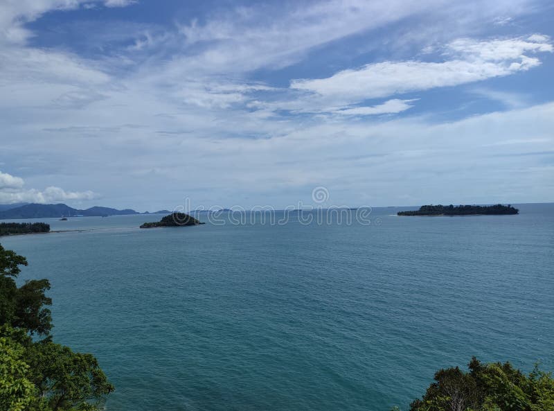 Beautiful Beach Atmosphere during the Day Stock Photo - Image of forest ...