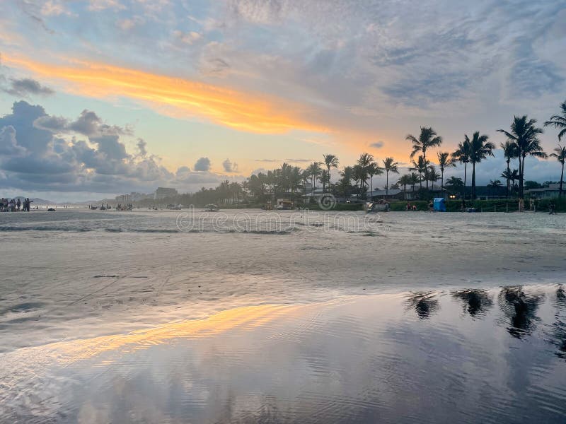 The Beautiful Beach of Bertiago in Brazil Editorial Image - Image of ...