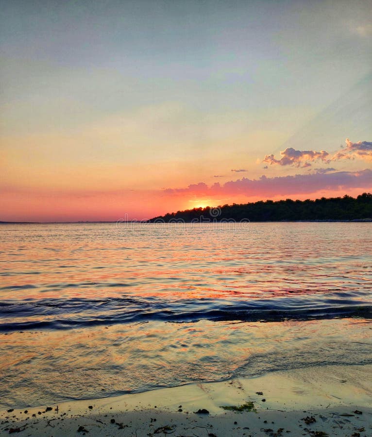 Beautiful Beach Called Haydar Bay in Didim Akbuk Stock Image - Image of ...