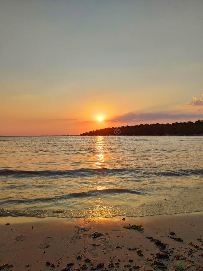 Beautiful Beach Called Haydar Bay in Didim Akbuk Stock Photo - Image of ...