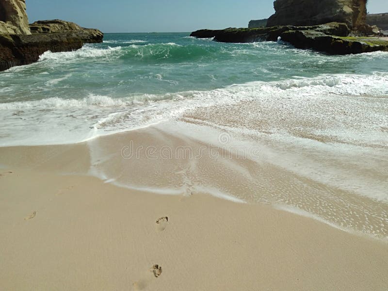 Beautiful Beach in East Java Indonesian Stock Photo - Image of beach ...