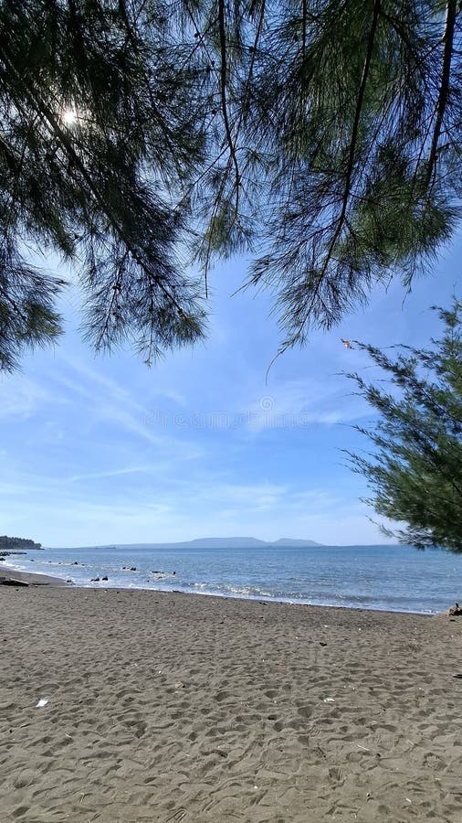 A Beautiful Beach at the Eastern Tip of the Island of Java, Cacalan ...