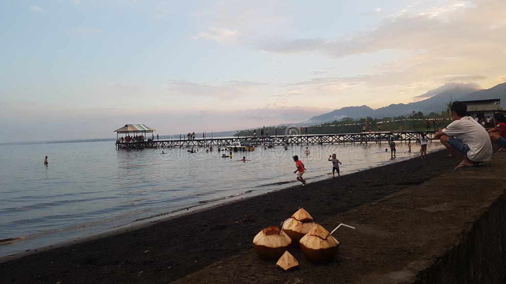 Beautiful Beach in Halmahera Editorial Photography - Image of pitu ...