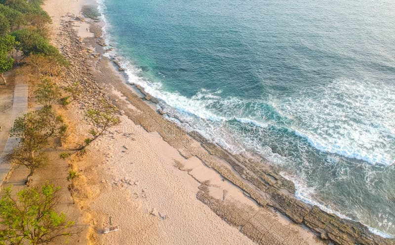 Beautiful Beach in Jember East Java Indonesia Stock Photo - Image of ...