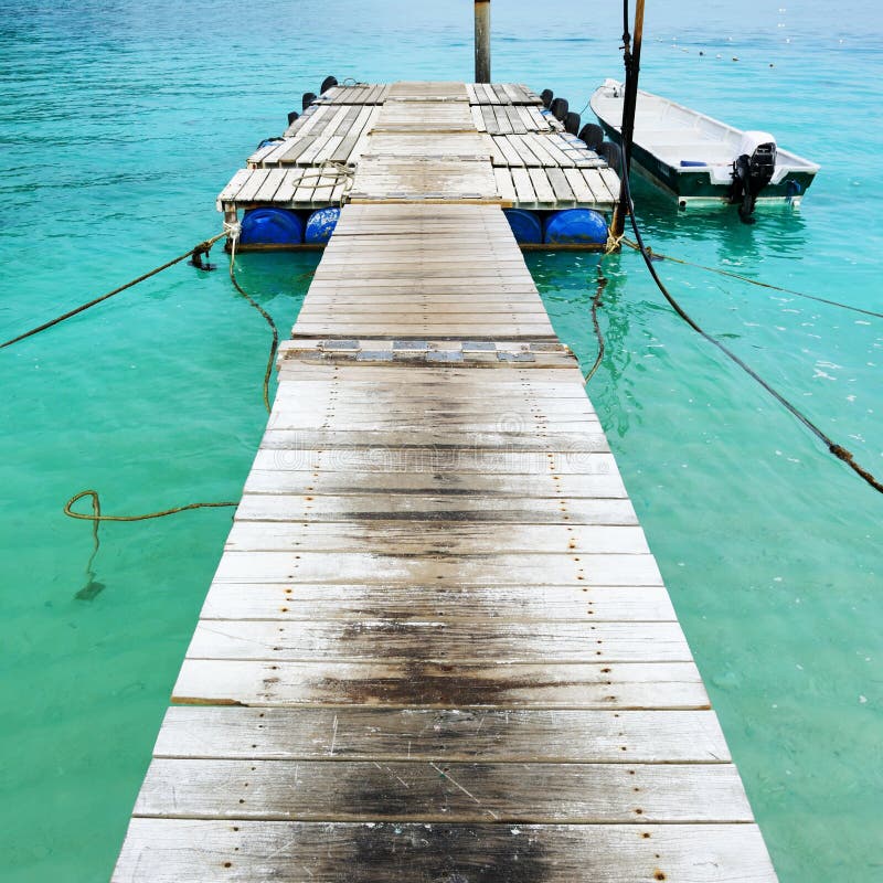 Beautiful beach jetty stock image. Image of blue, island - 27264425