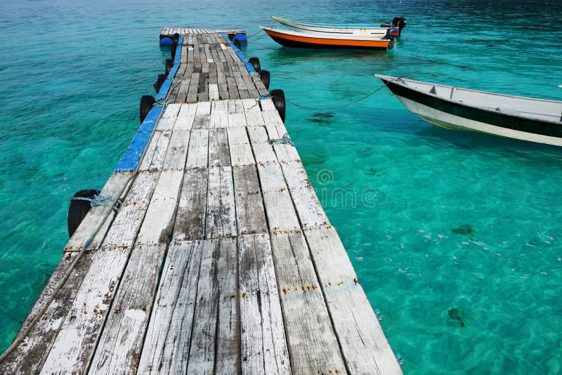 Beautiful beach jetty stock image. Image of motor, scenic - 28644947