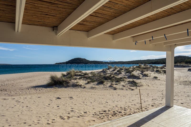 The Beautiful Beach of Liscia Ruja Stock Photo - Image of sand, beach ...
