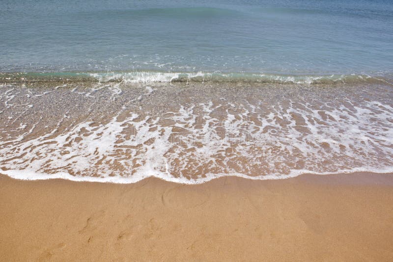 Beach wave sand stock photo. Image of clean, natural, closeup - 1125042