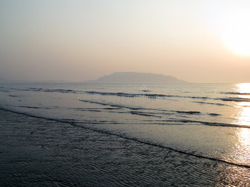Beautiful beach stock image. Image of sand, water, revdanda - 49361575