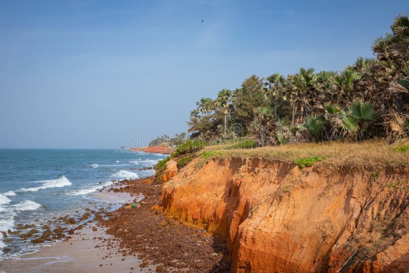 Beautiful Beach in Serrekunda, Gambia Stock Photo - Image of senegal ...