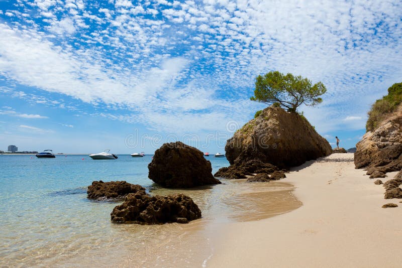 Beautiful Beach of Setubal in Portugal Stock Photo - Image of ...