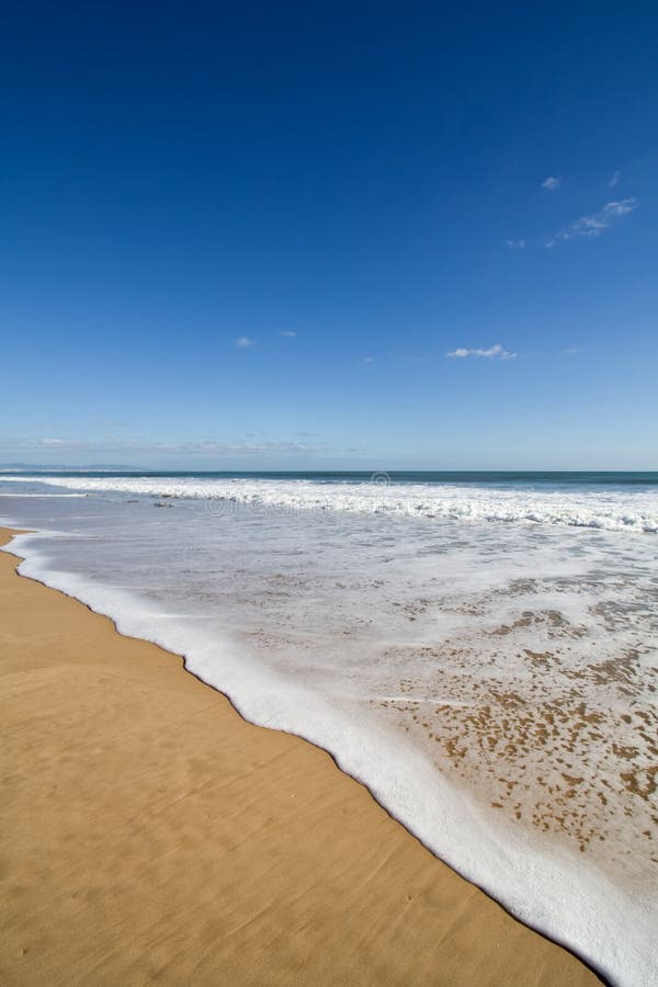Beautiful beach in summer stock photo. Image of horizon - 5482164