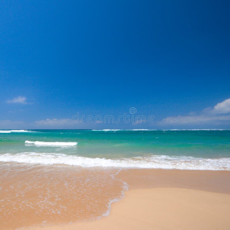 Beautiful beach in summer stock image. Image of warm, relaxation - 7115837